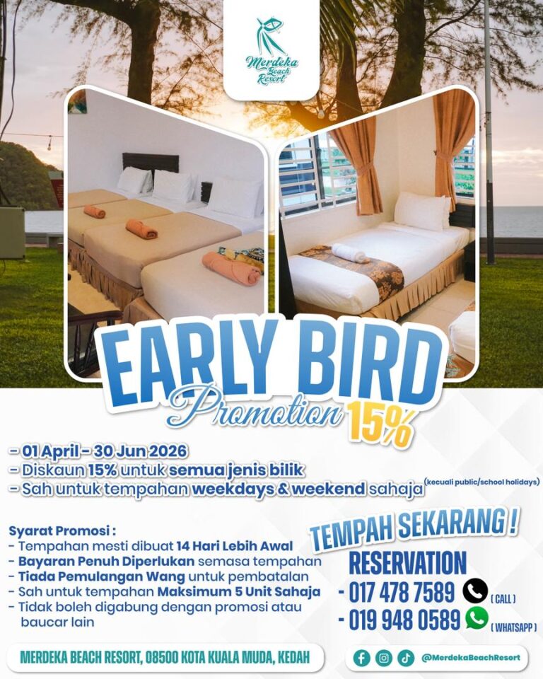 Laman Utama - Merdeka Beach Resort