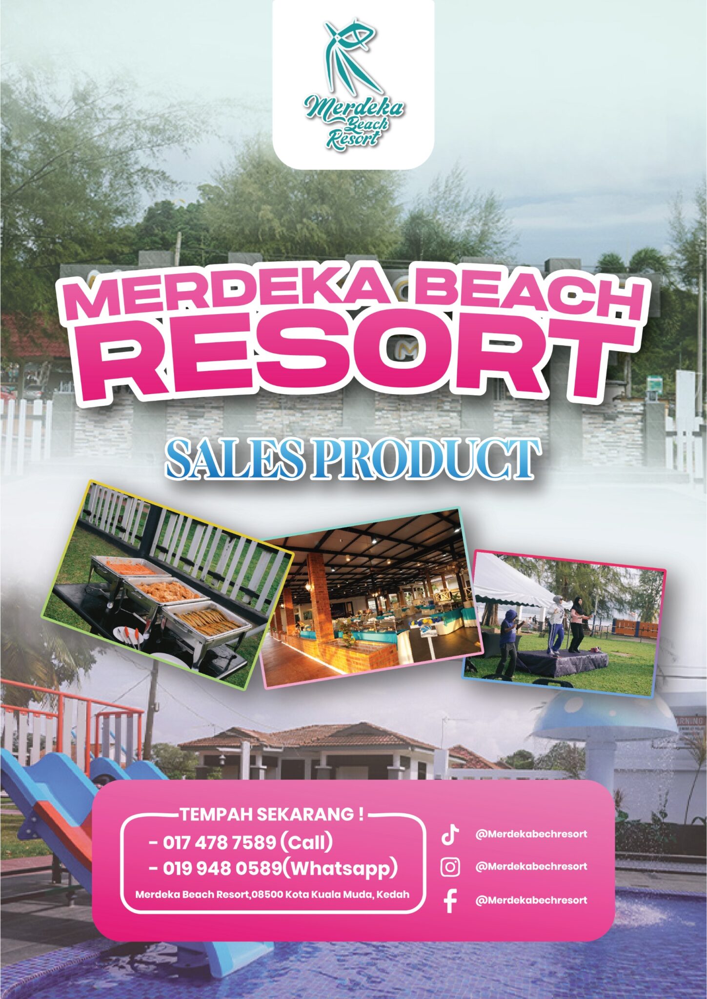 Laman Utama - Merdeka Beach Resort